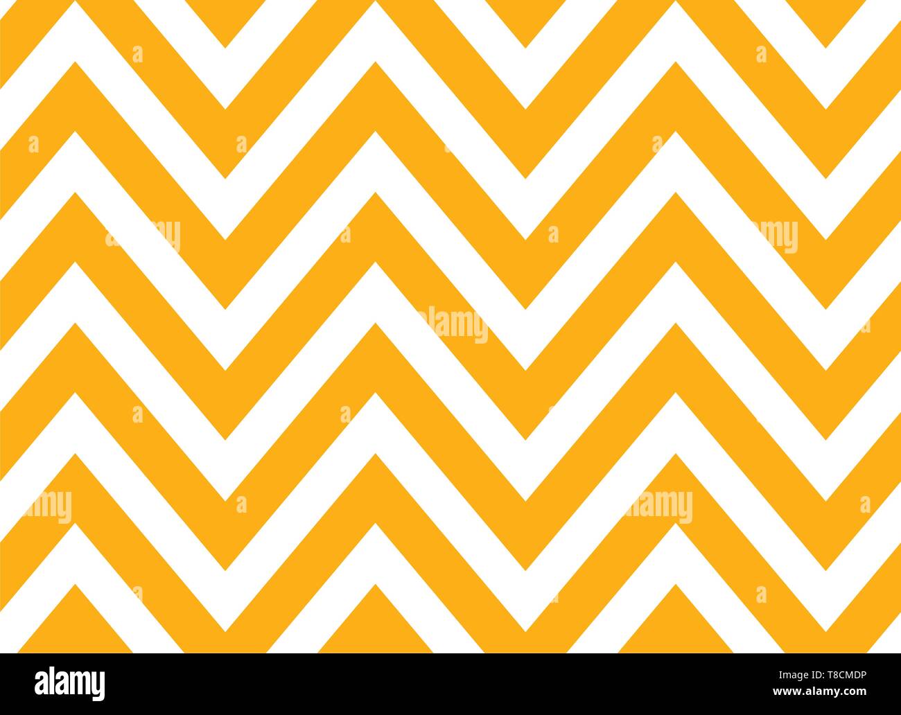 Seamless orange and white zigzag stripes pattern. Geometric repeating ...