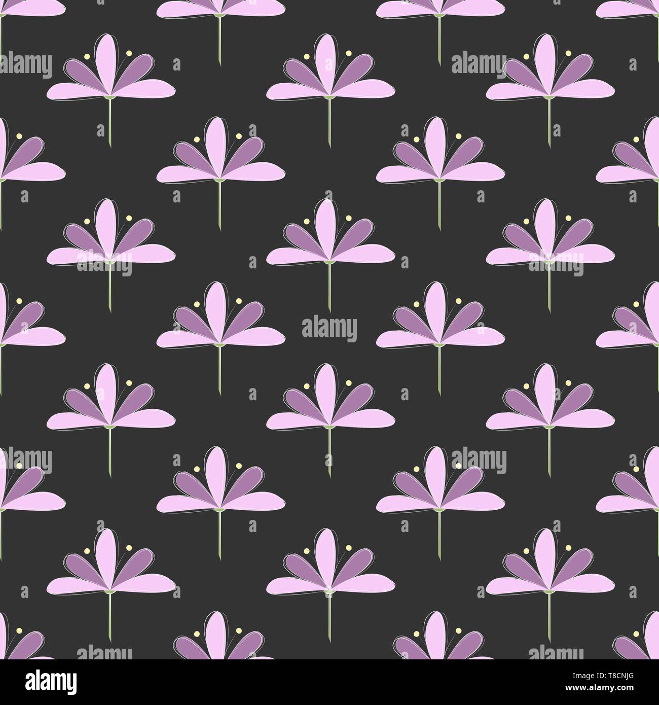 Lila bloom Stock Vector Images - Alamy