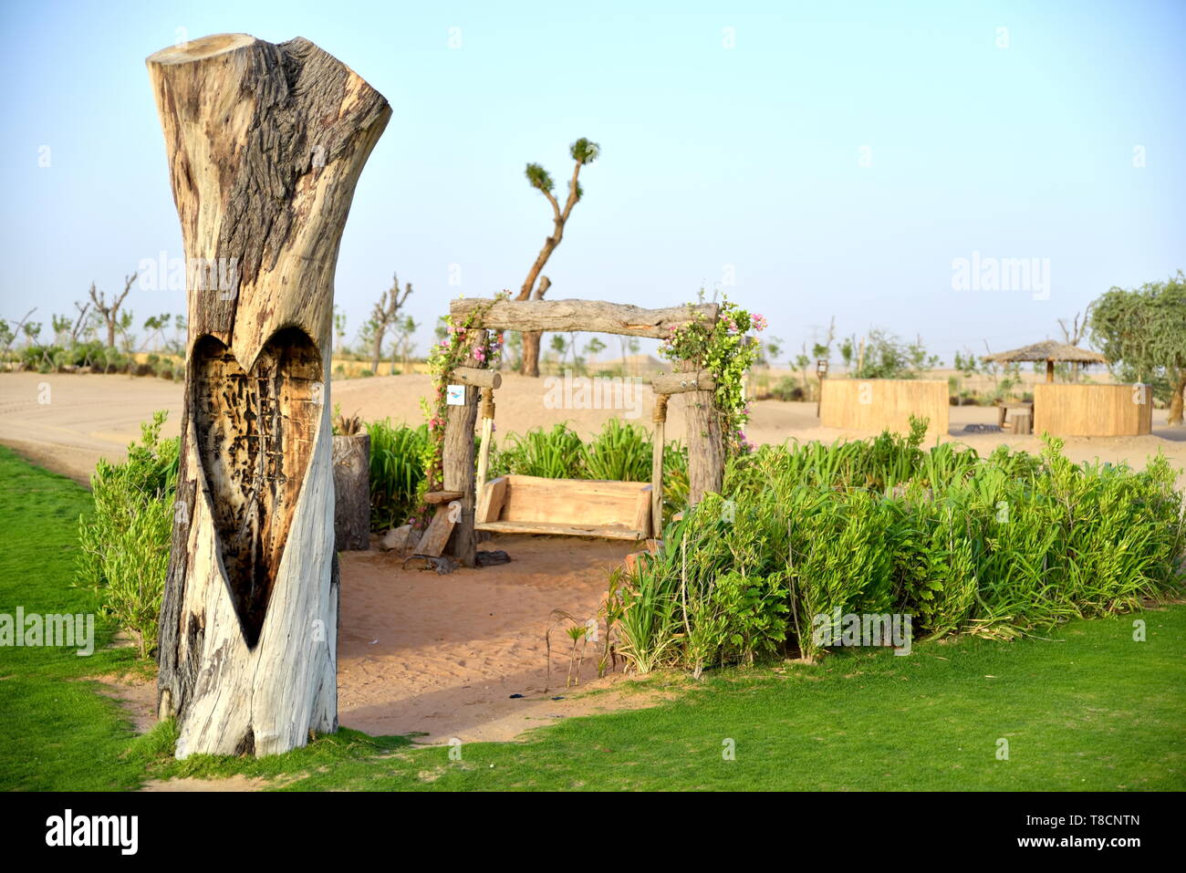 Love lake at Al Qudra, Manmade Lake at the Al Qudra Desert, Dubai ...