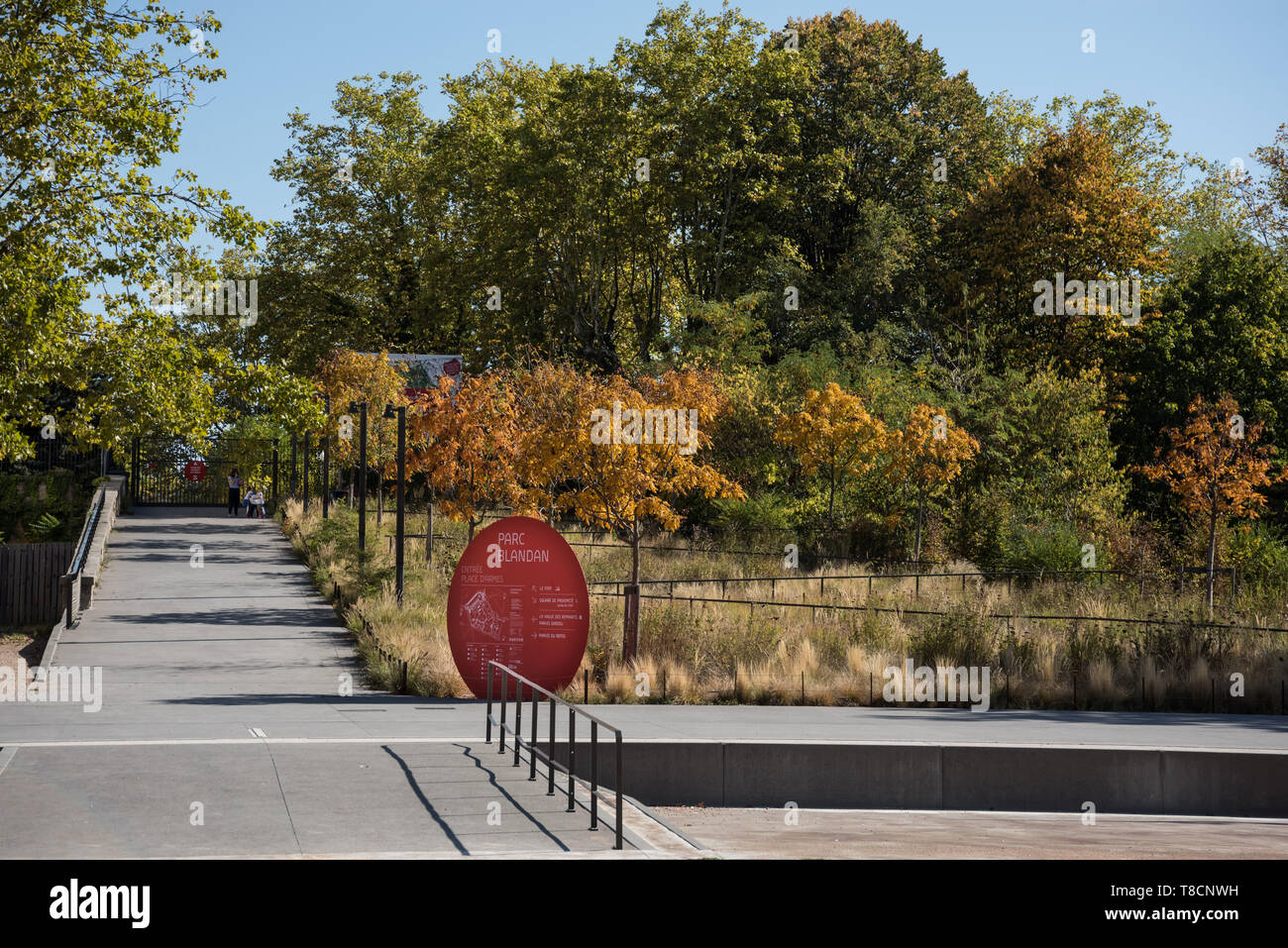 Lyon, Parc Blandan Stock Photo - Alamy
