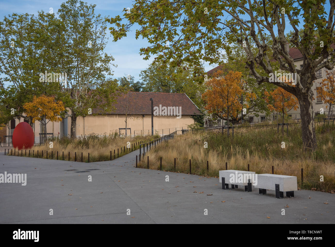 Lyon, Parc Blandan Stock Photo - Alamy