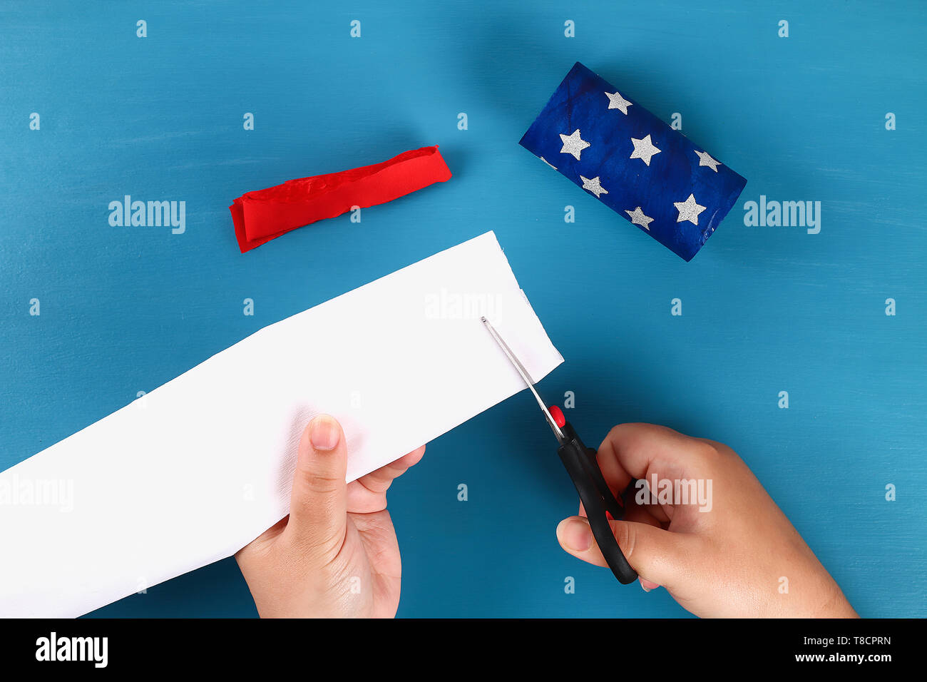 Crepe Paper American Flag