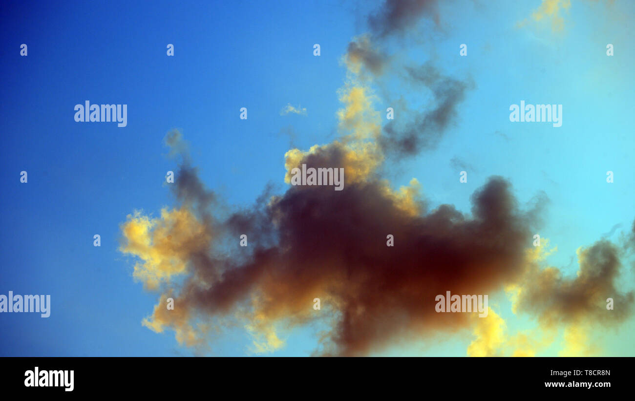 sunset sky at summer Stock Photo - Alamy