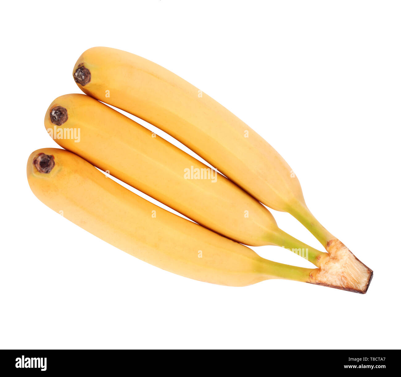 many yellow banana isolated Stock Photo - Alamy