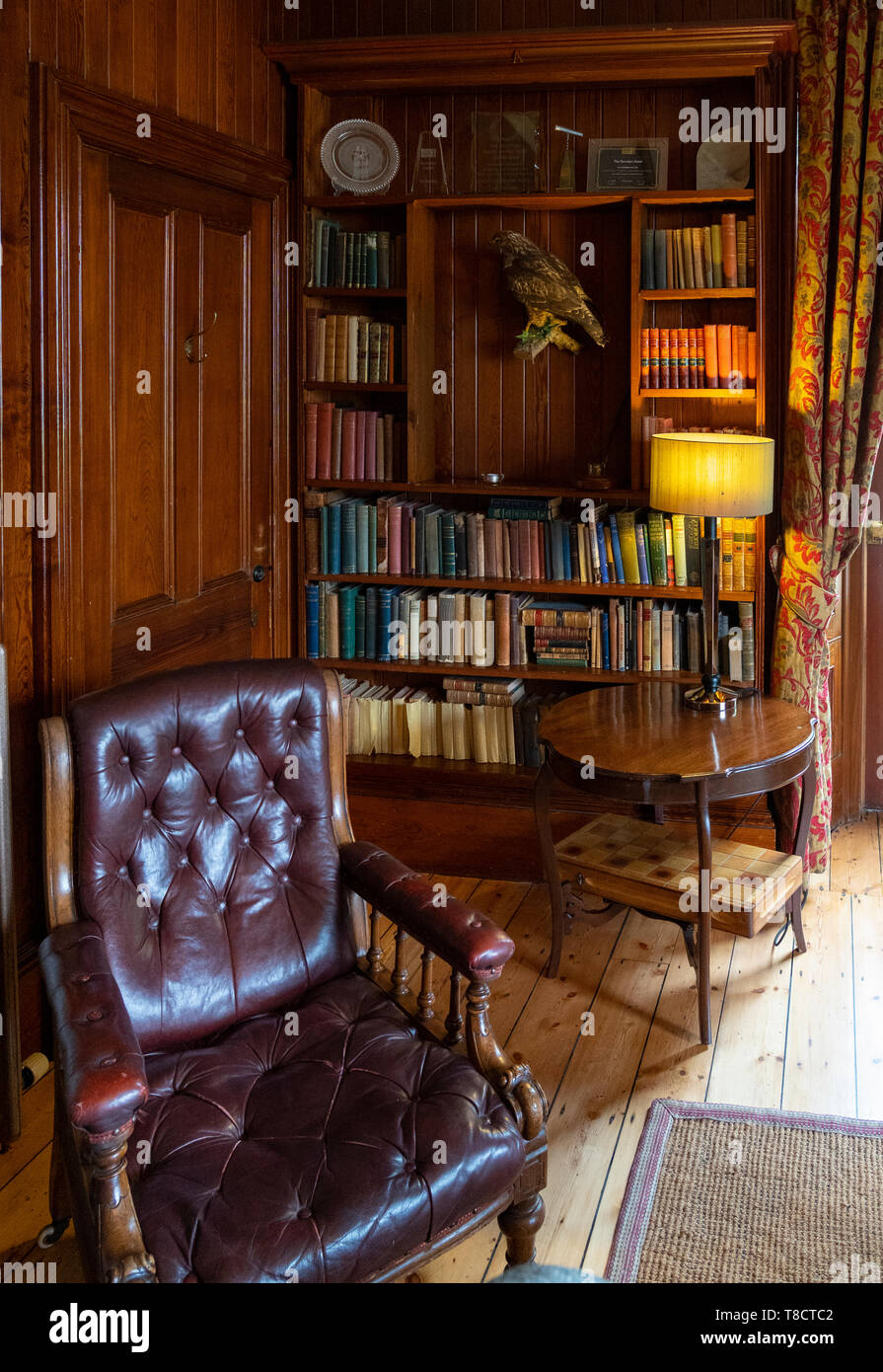 Library detail at Torridon Hotel on the North Coast 500 scenic driving ...