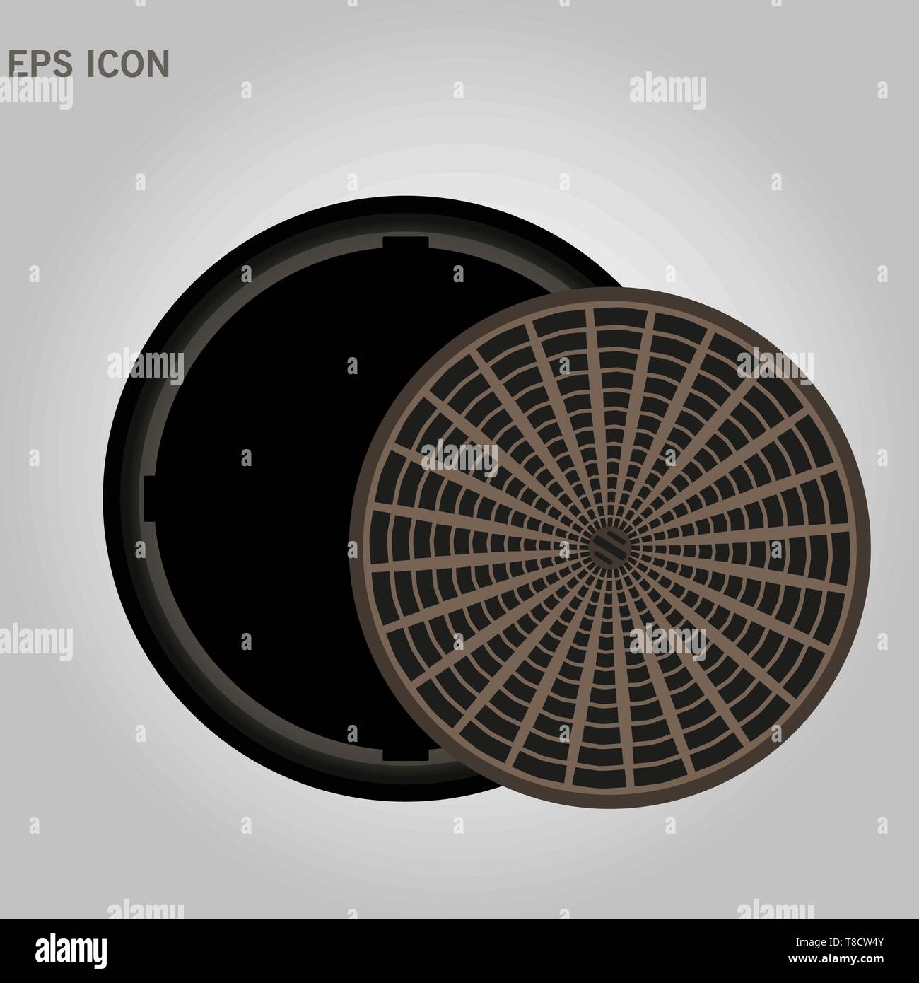 Manhole steps Stock Vector Images - Alamy