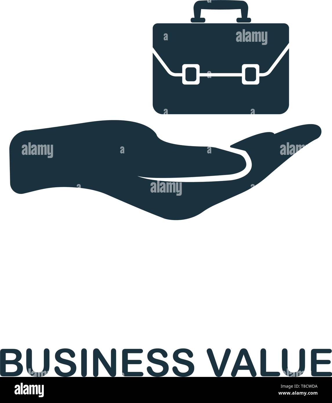 Business Value icon. Creative element design from business strategy ...