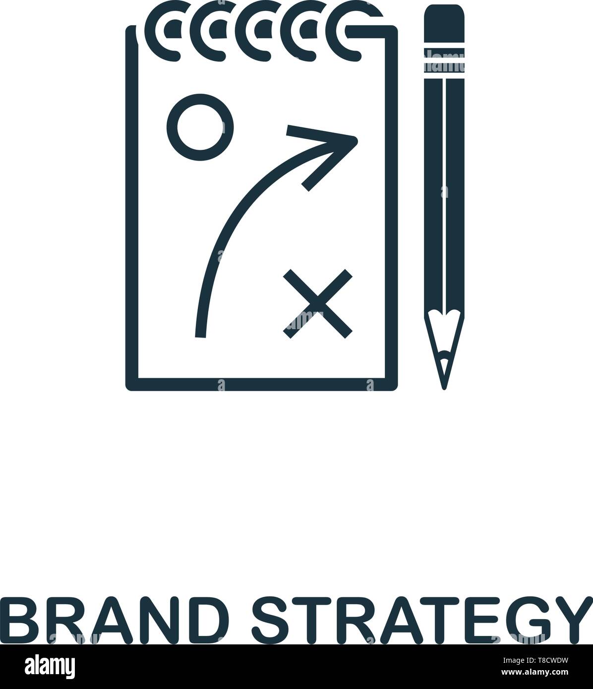 Brand Strategy Icon Creative Element Design From Business Strategy Icons Collection Pixel