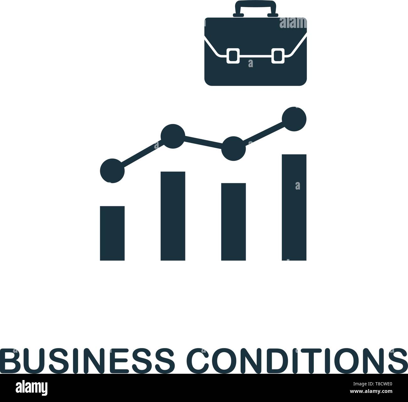 Business Conditions icon. Creative element design from business ...