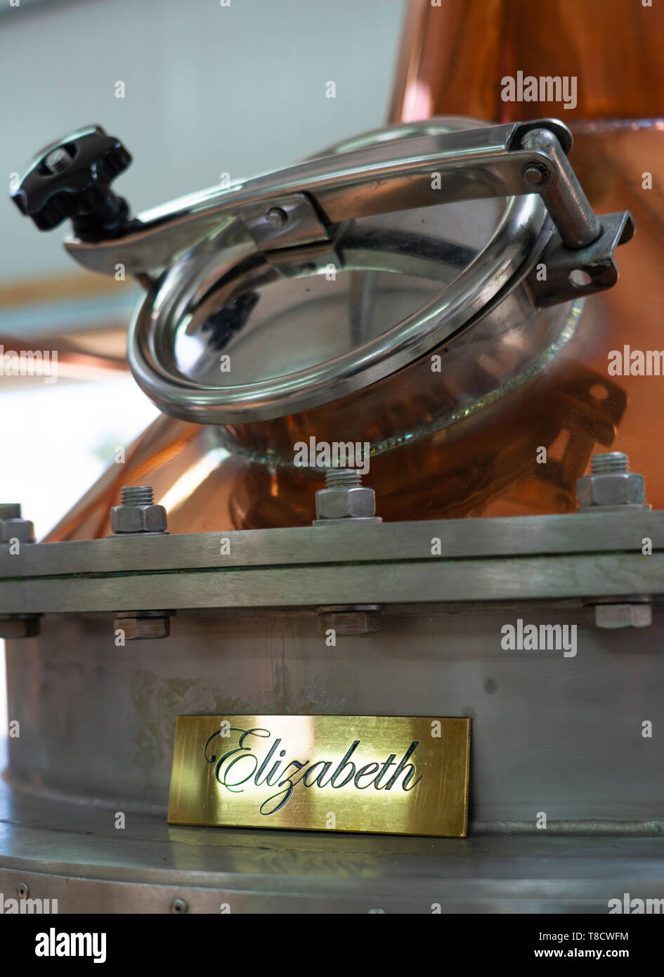 Gin still at Dunnet Bay Distillery in Caithness on the North Coast 500 ...