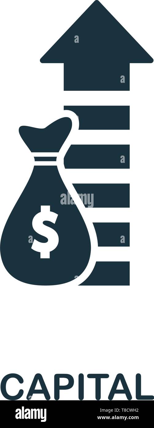 Capital icon. Creative element design from business strategy icons ...
