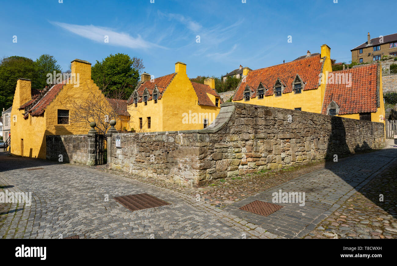 Culross Palace in Culross, Fife, Scotland, UK Stock Photo - Alamy