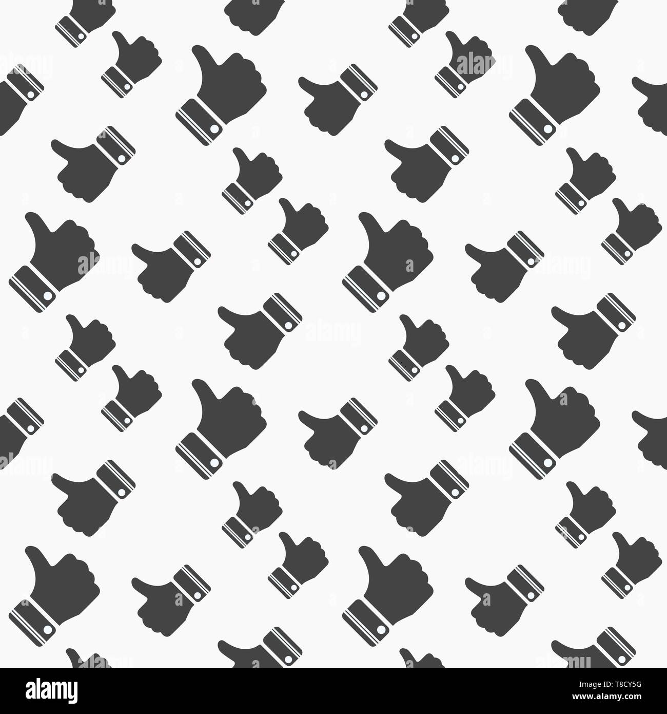 Like icon seamless pattern background. Business flat vector ...