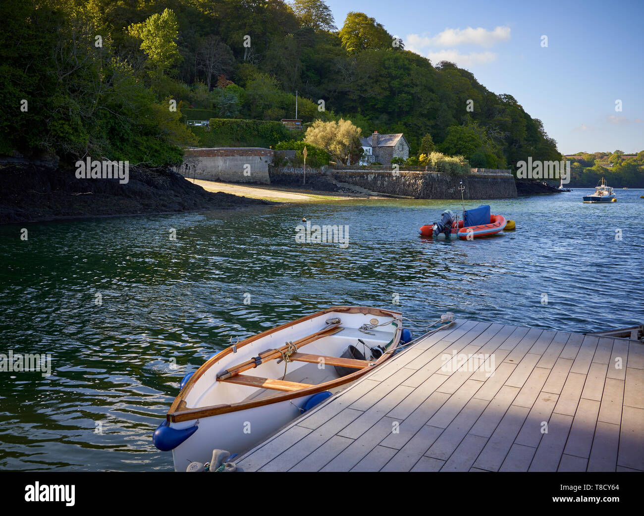 Views of The River Fal from Trelissick Gardens Stock Photo - Alamy