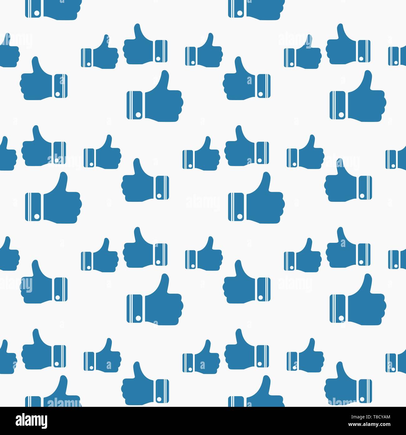 Like icon seamless pattern background. Business flat vector ...