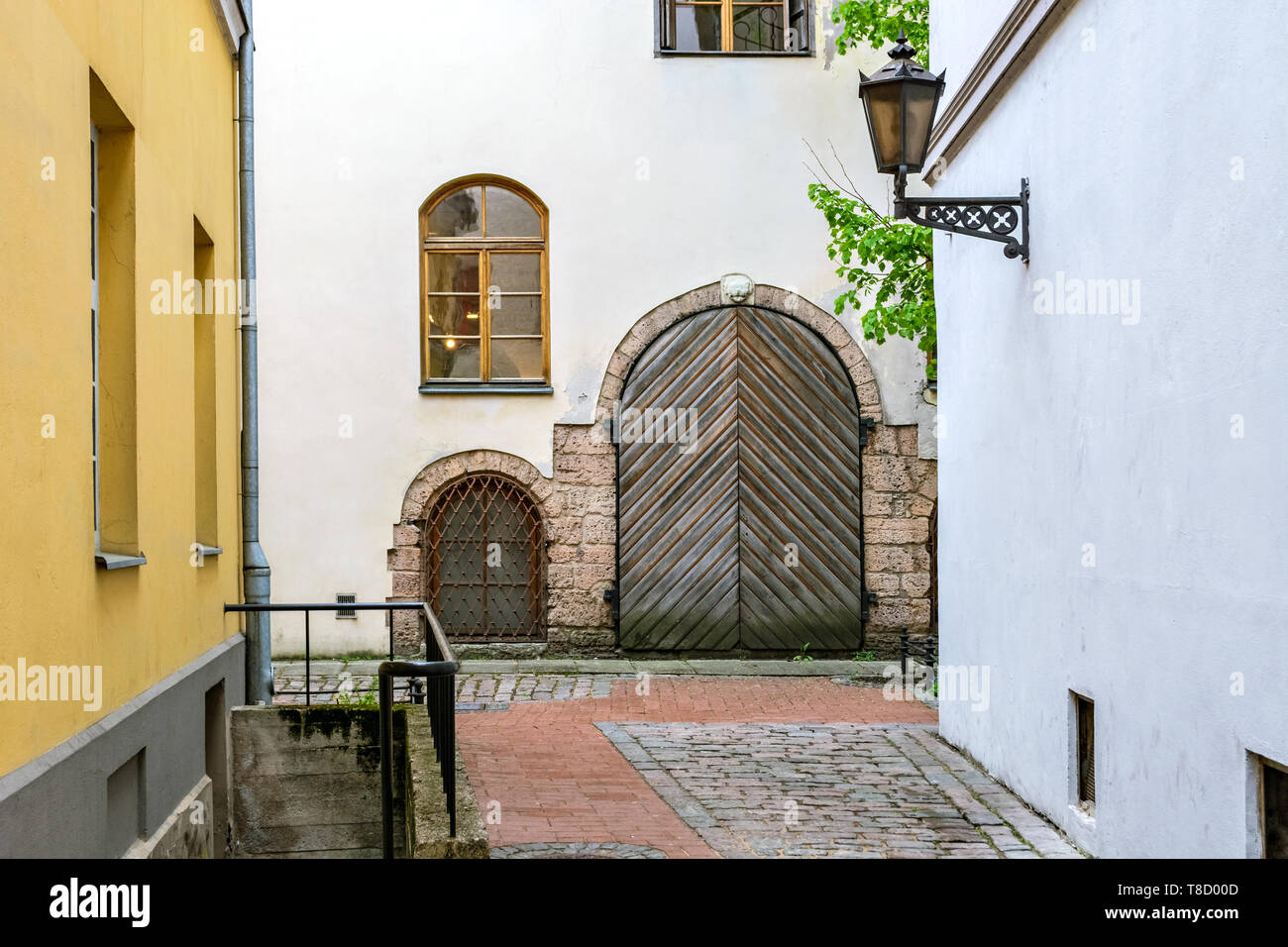 Empty street in riga city hi-res stock photography and images - Alamy
