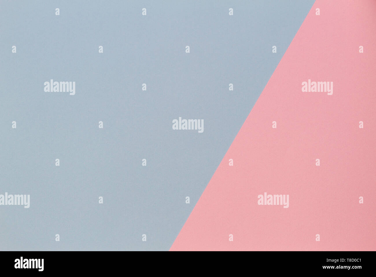 Blue and pink pastel color paper geometric flat lay background Stock ...