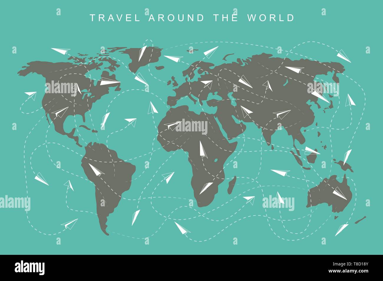 Travel around the world Stock Vector Image & Art - Alamy