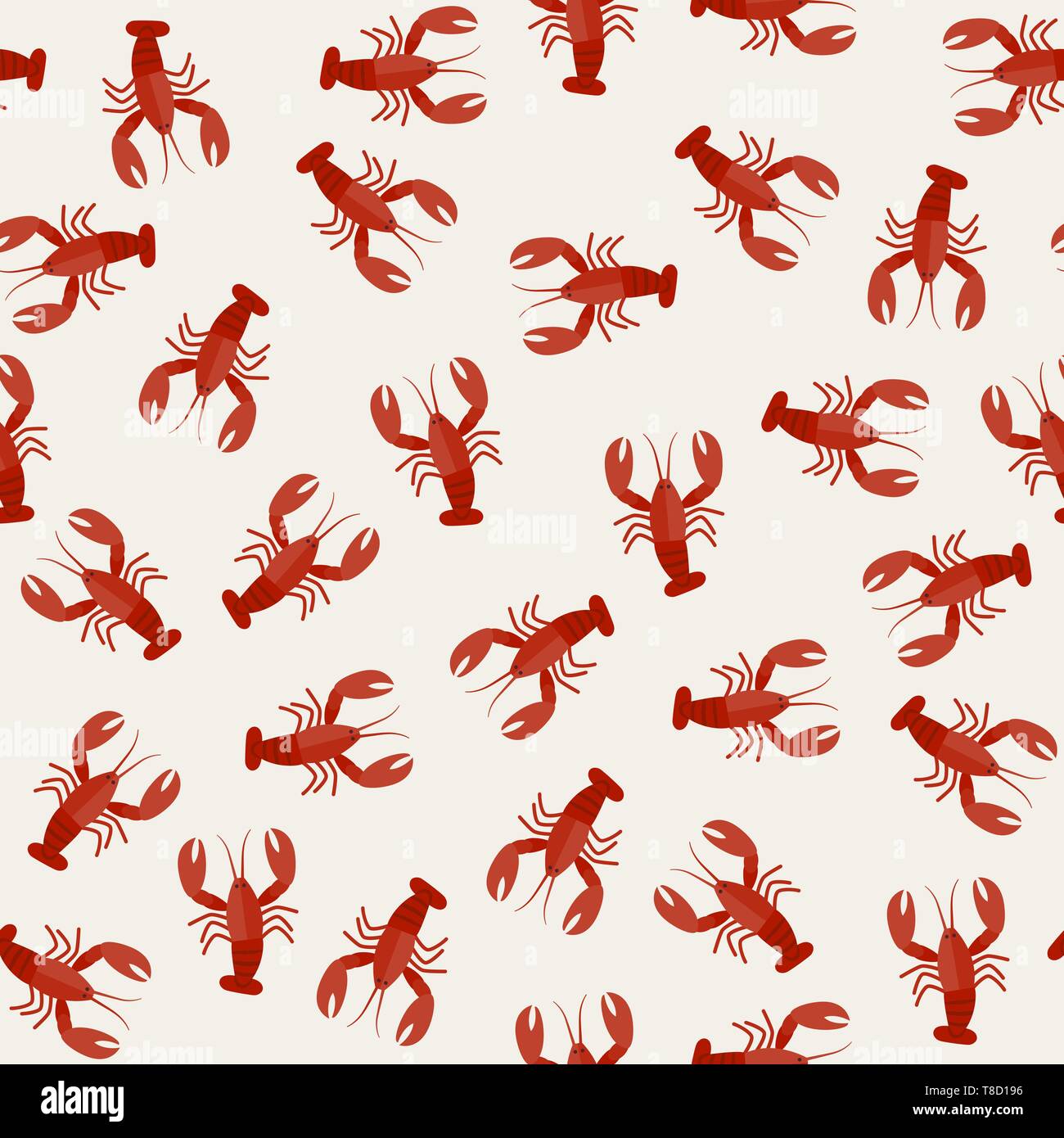 Lobster wallpaper crustacean Stock Vector Images - Alamy