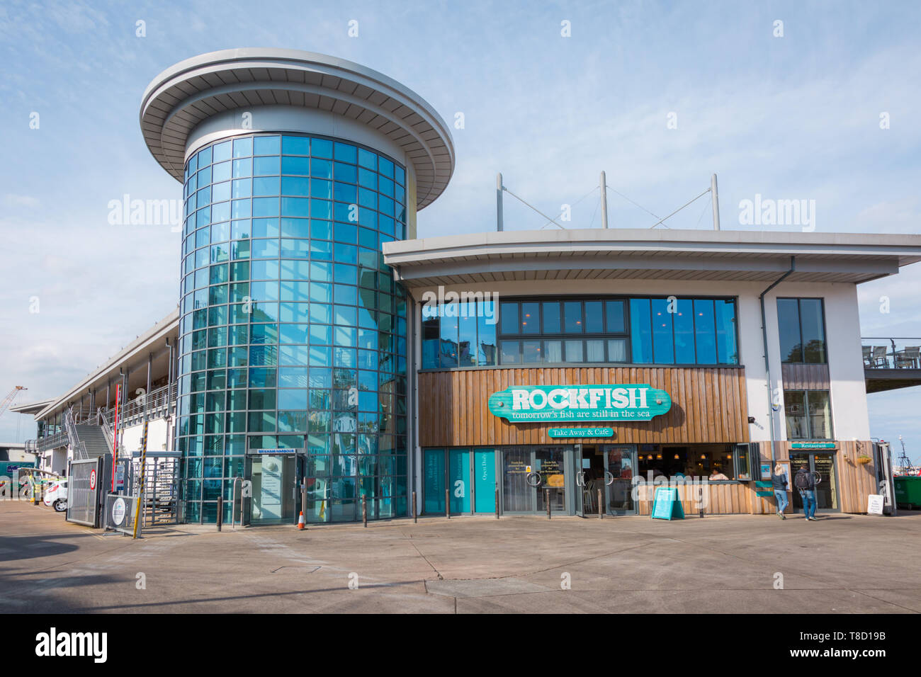 Brixham Harbour Office, Brixham, Torbay, Devon UK Stock Photo - Alamy