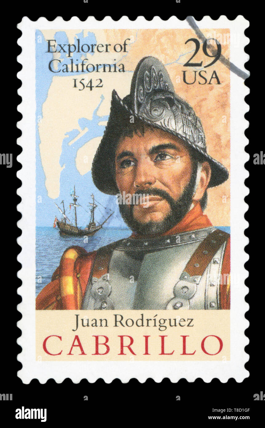 Juan rodriguez cabrillo map hi-res stock photography and images - Alamy