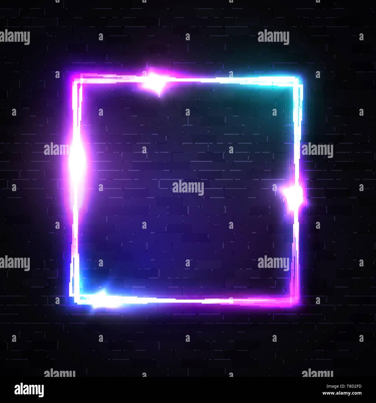 Neon realistic symbol text design hi-res stock photography and images ...