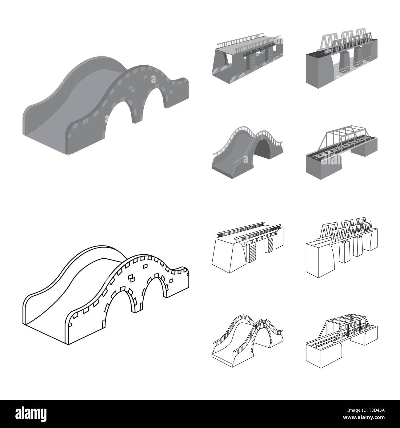 bridge,pedestrian,cycling,modern,sea,historical,railway,assembled,arch ...