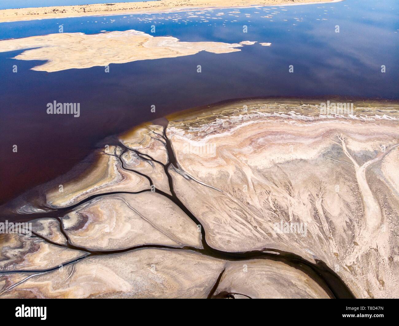 Kenya, lake Magadi, Rift valley (aerial view Stock Photo - Alamy