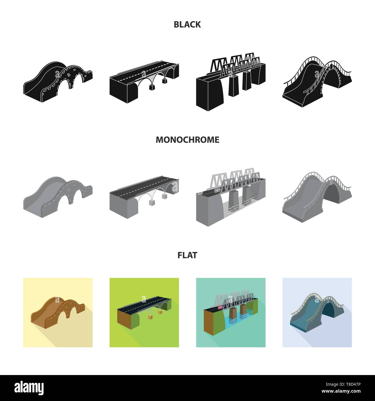 bridge,pedestrian,mounted,modern,historical,coast,railway,arch,river ...
