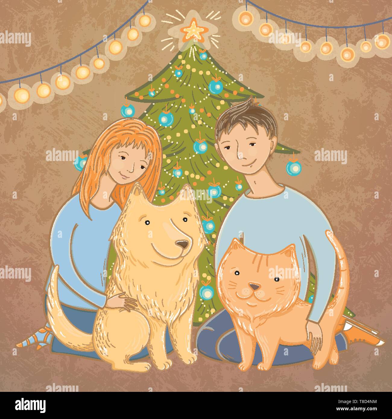 Homeless christmas Stock Vector Images - Alamy