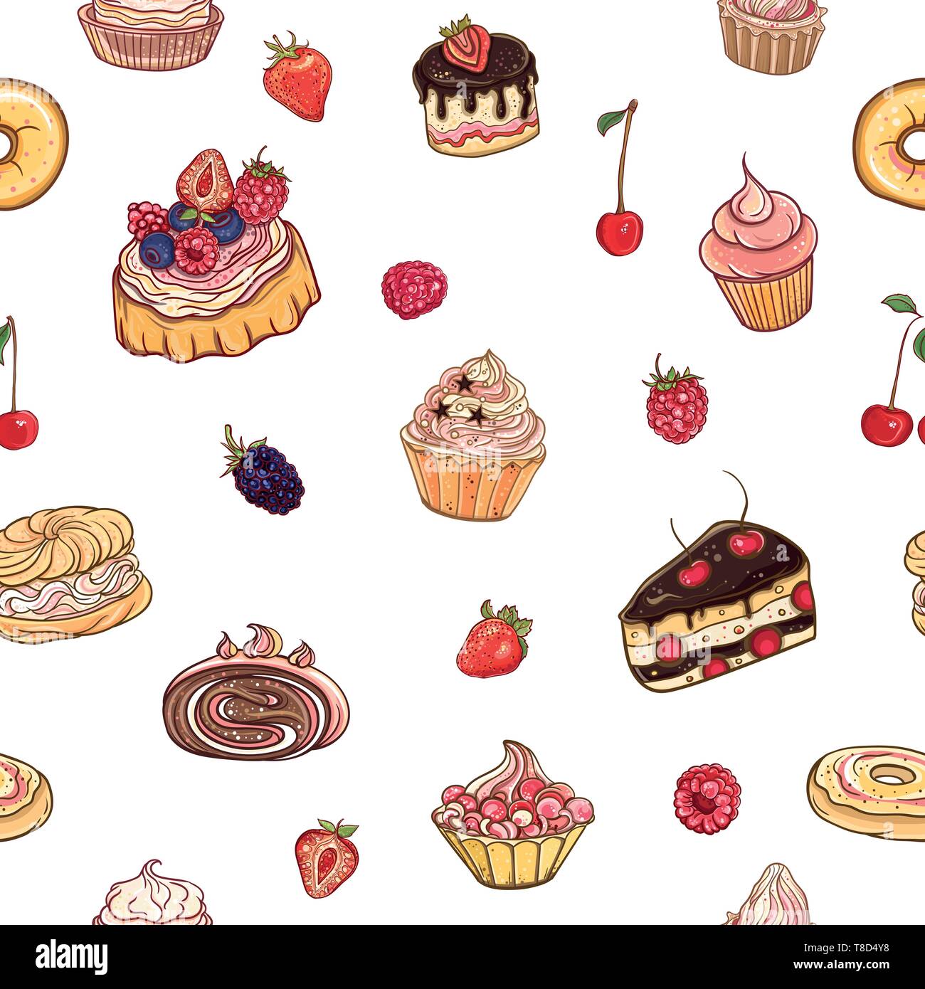 Cafes background Stock Vector Images - Alamy