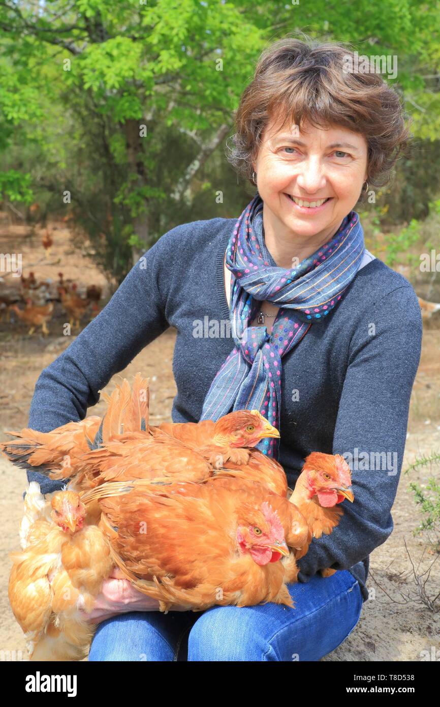 France, Landes, Landes de Gascogne, Carcen Ponson, Marie Blanchet ...