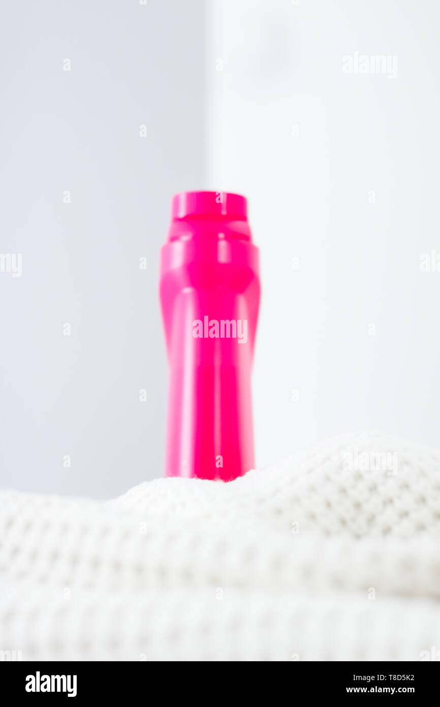 Housekeeping, fabric textures and handmade knitwear concept - Warm ...