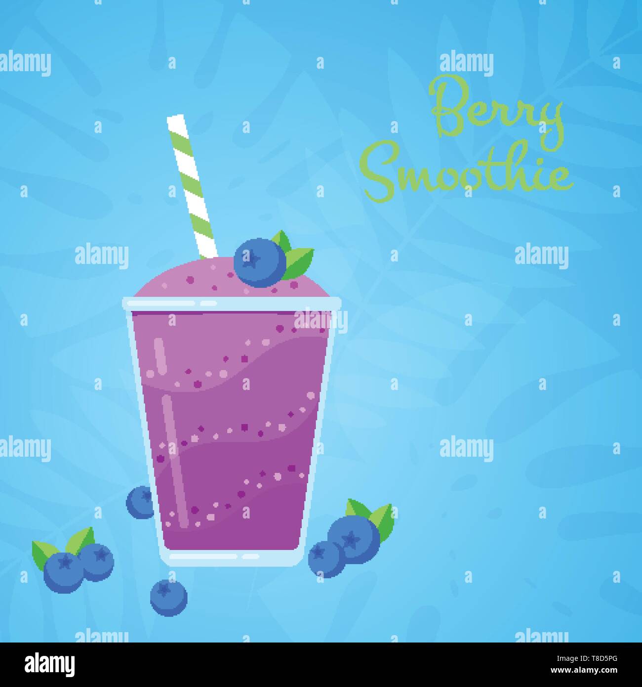 Bluberry fresh Stock Vector Images - Alamy