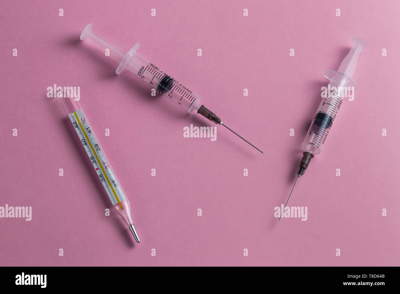 cold and flu therapy objects for treatmnet. top view photo.therapy ...