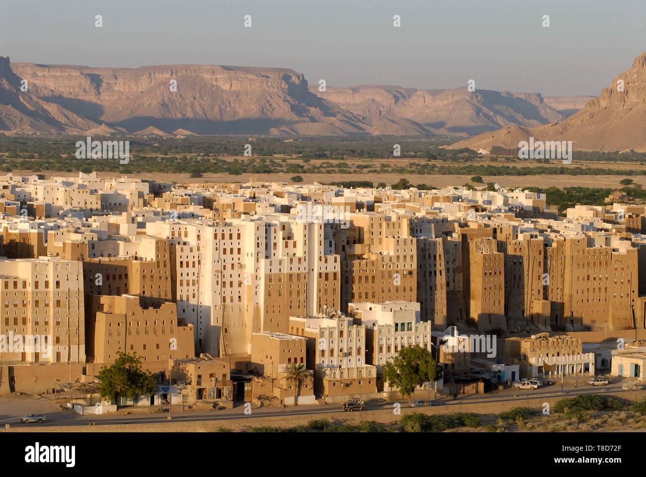 Yemen, Hadhramaut Governorate, Shibam, listed as World Heritage by ...