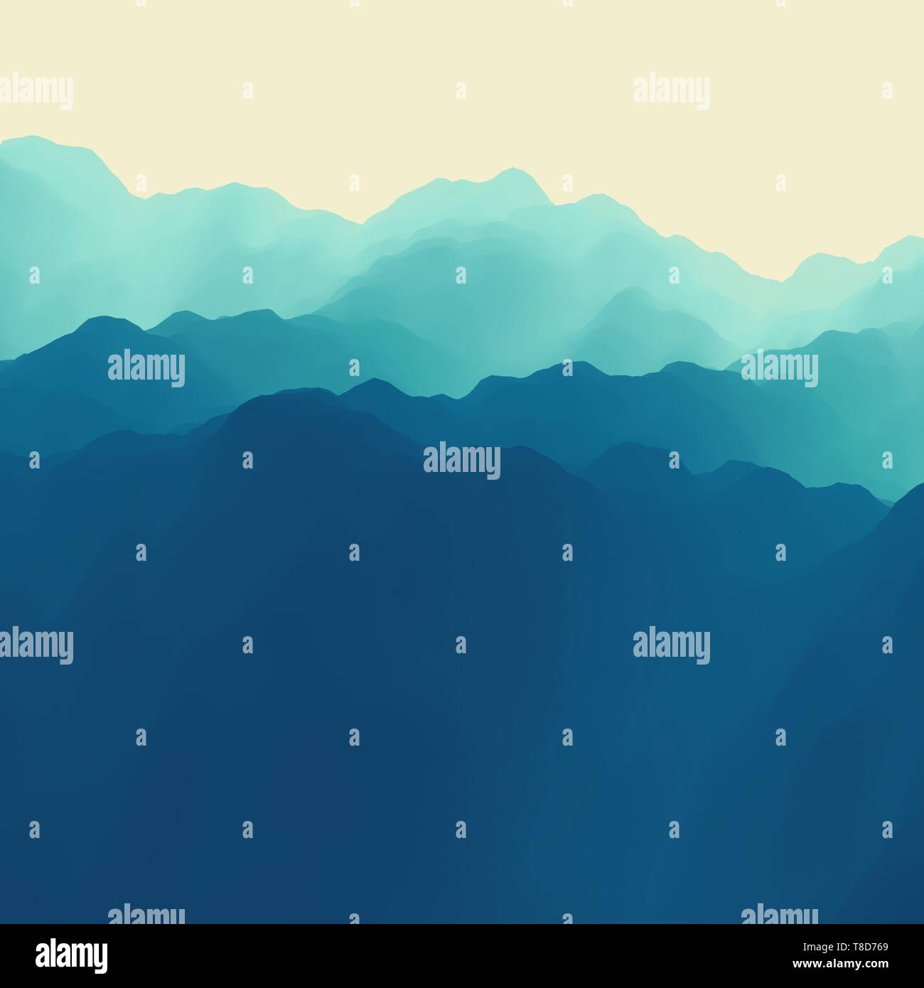 Highland landscape Stock Vector Images - Alamy