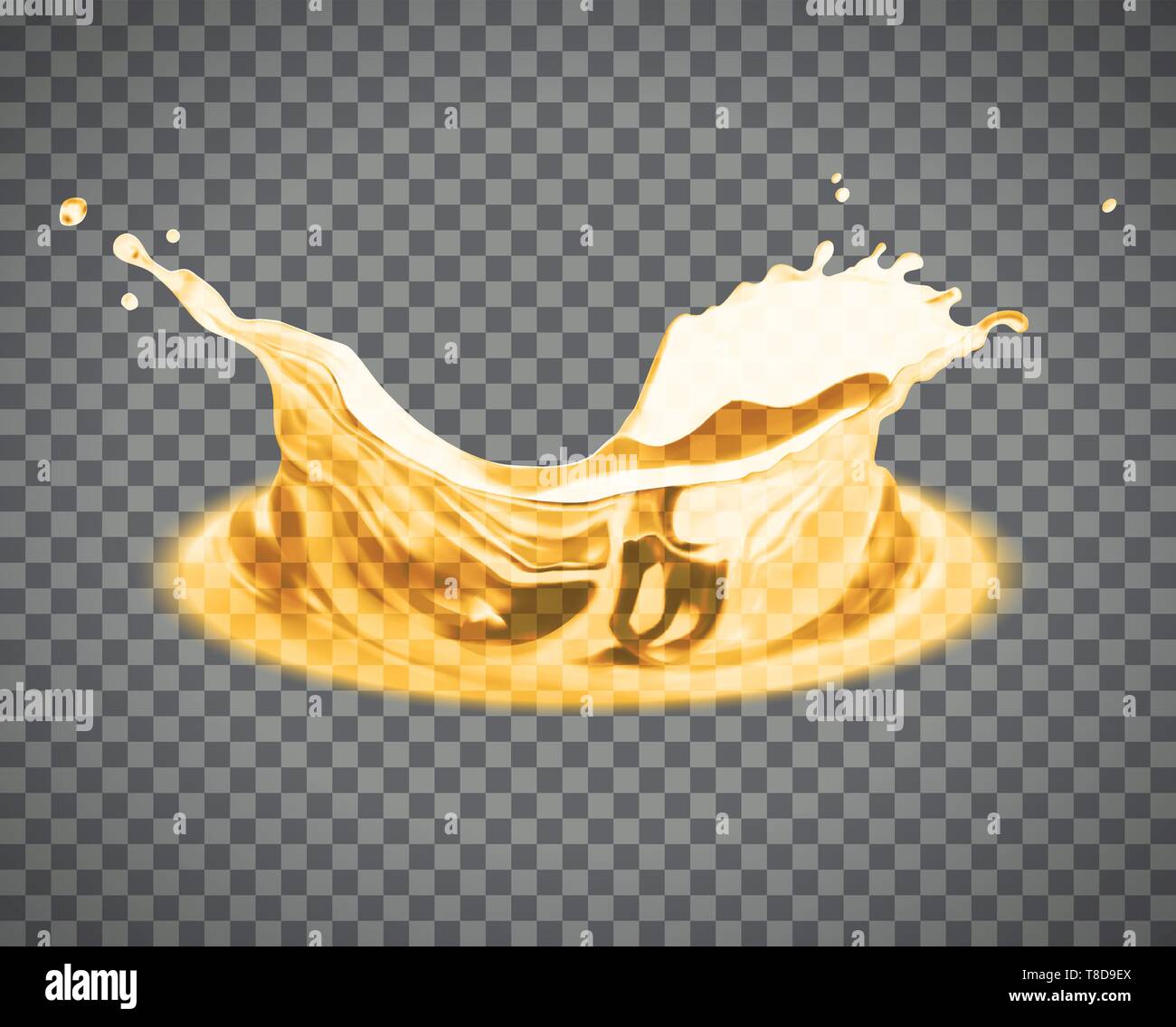 Vector beer splash isolated on light background Stock Vector Image ...
