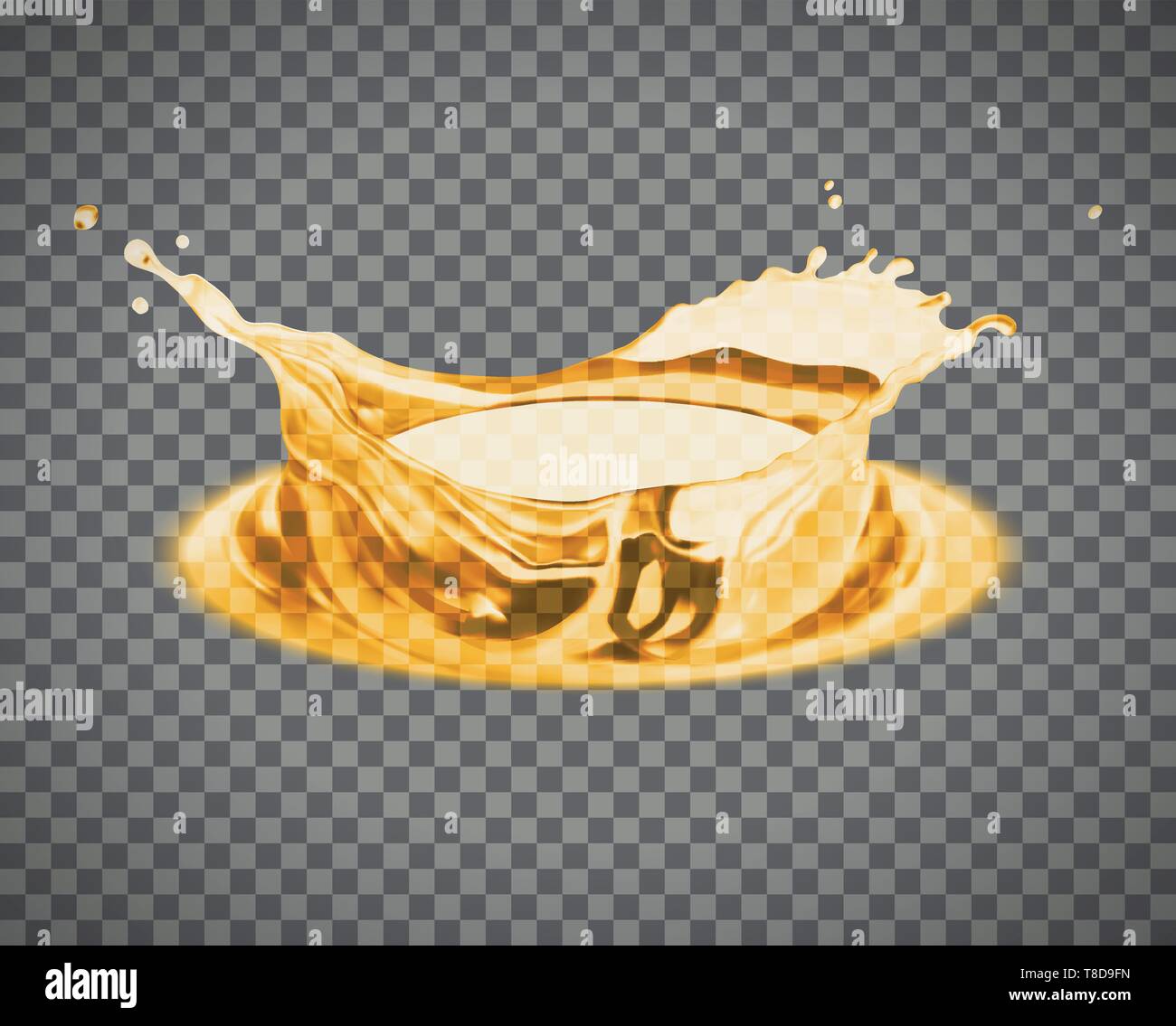 Vector beer splash isolated on light background Stock Vector Image ...