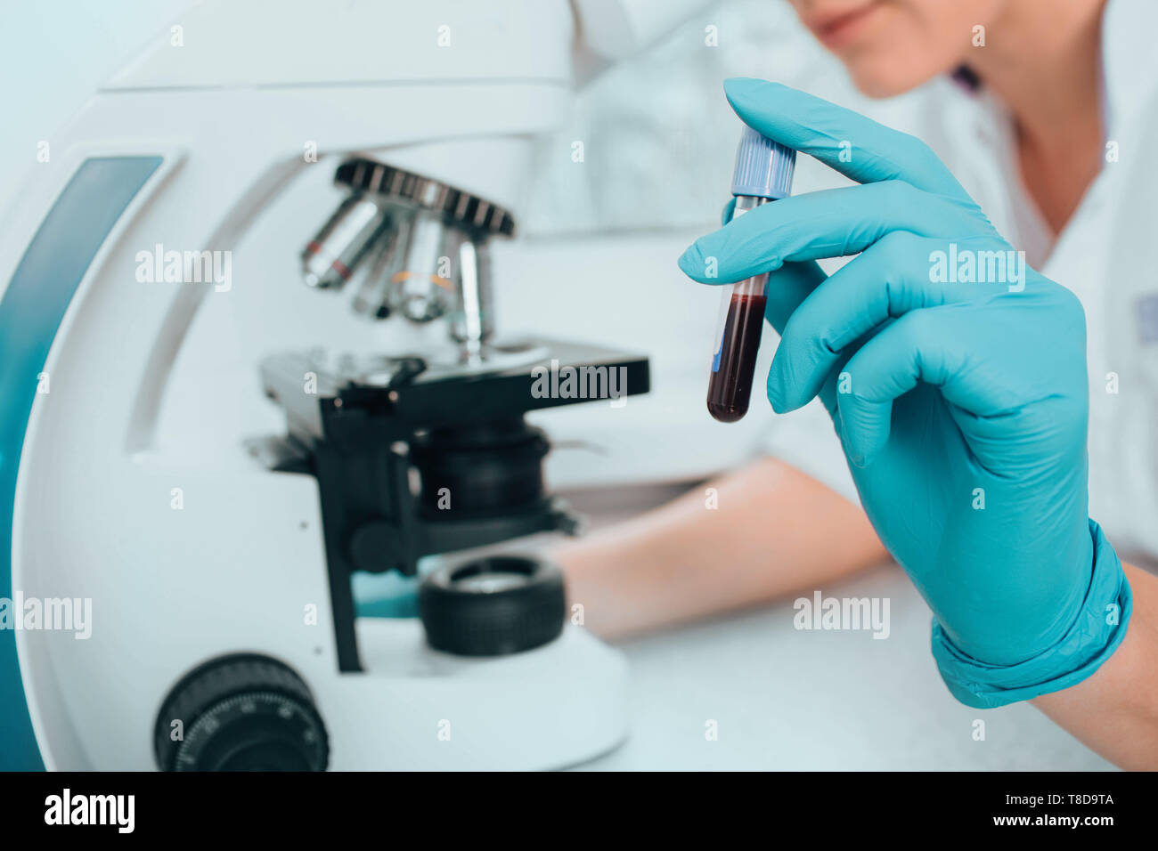 Human blood , microscope hi-res stock photography and images - Alamy