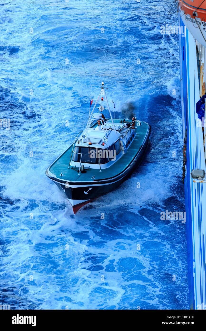 France, Corse du Sud, Propriano, La Meridionale boat, Le Kalliste ...