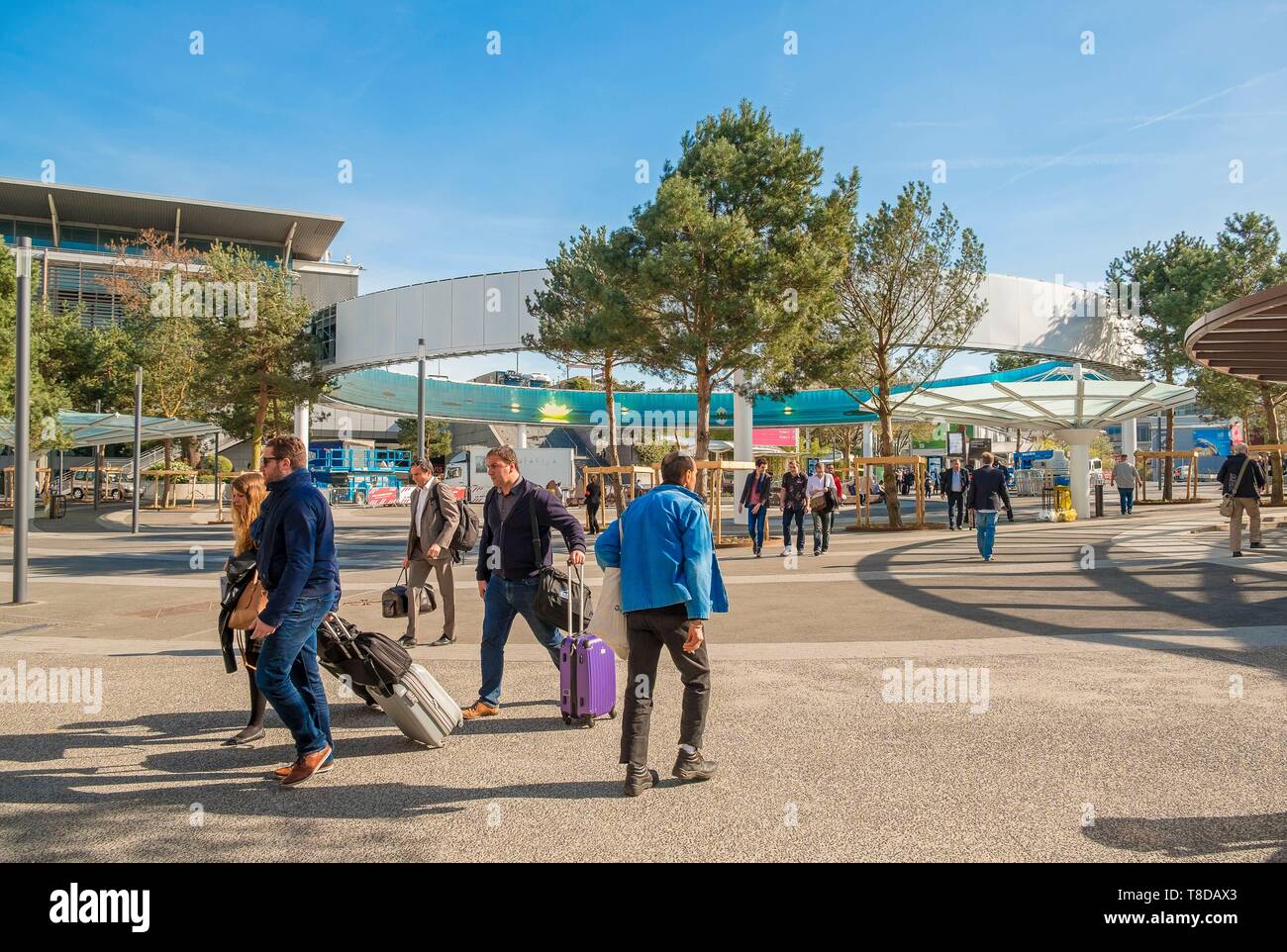 France, Paris, Porte de Versailles, the Paris-Expo Exhibition Center ...