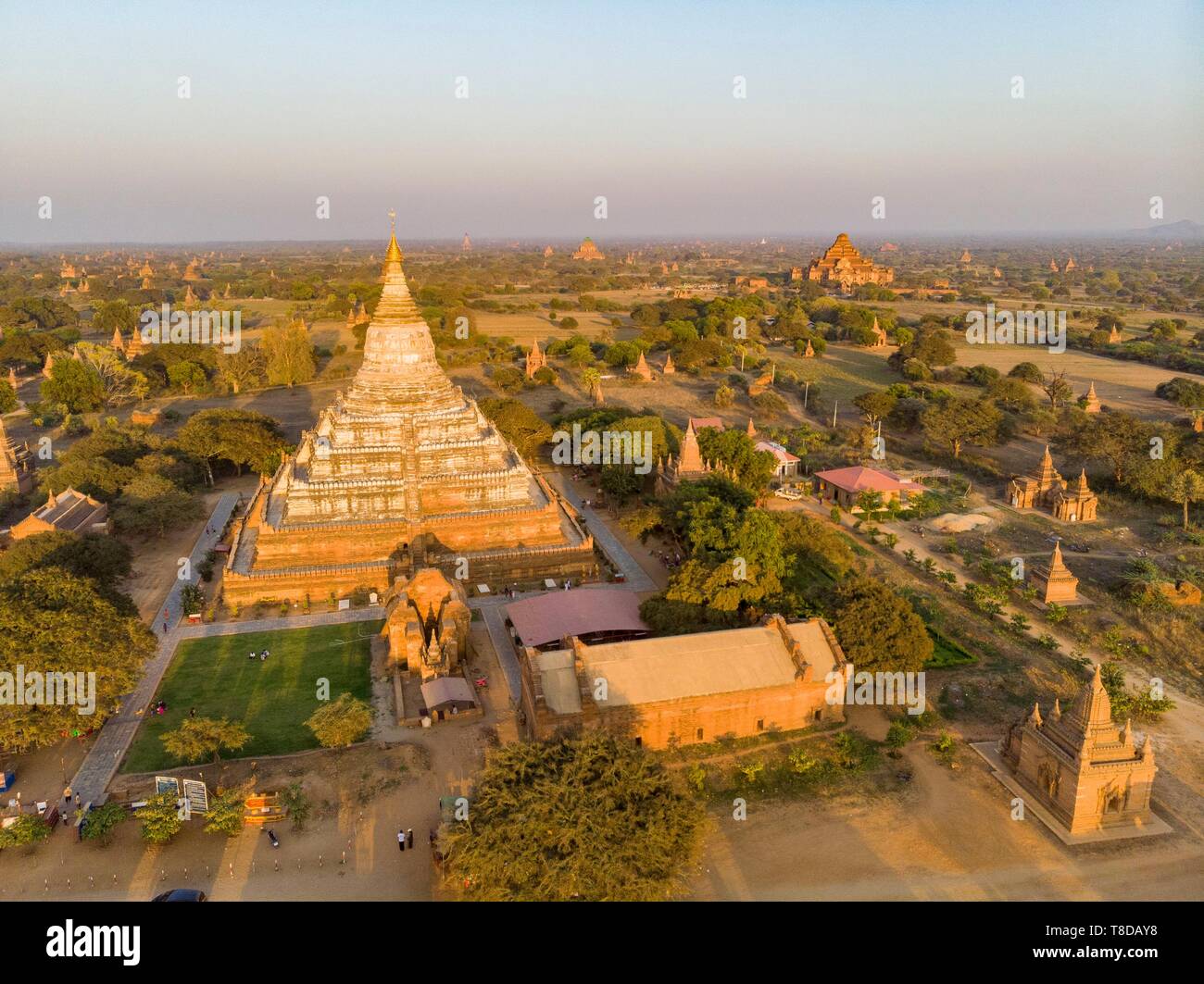 Myanmar (Burma), Mandalay region, Bagan Buddhist archaeological site ...