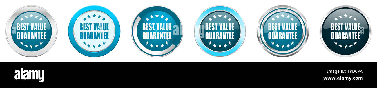 Best value guarantee silver metallic chrome border icons in 6 options ...