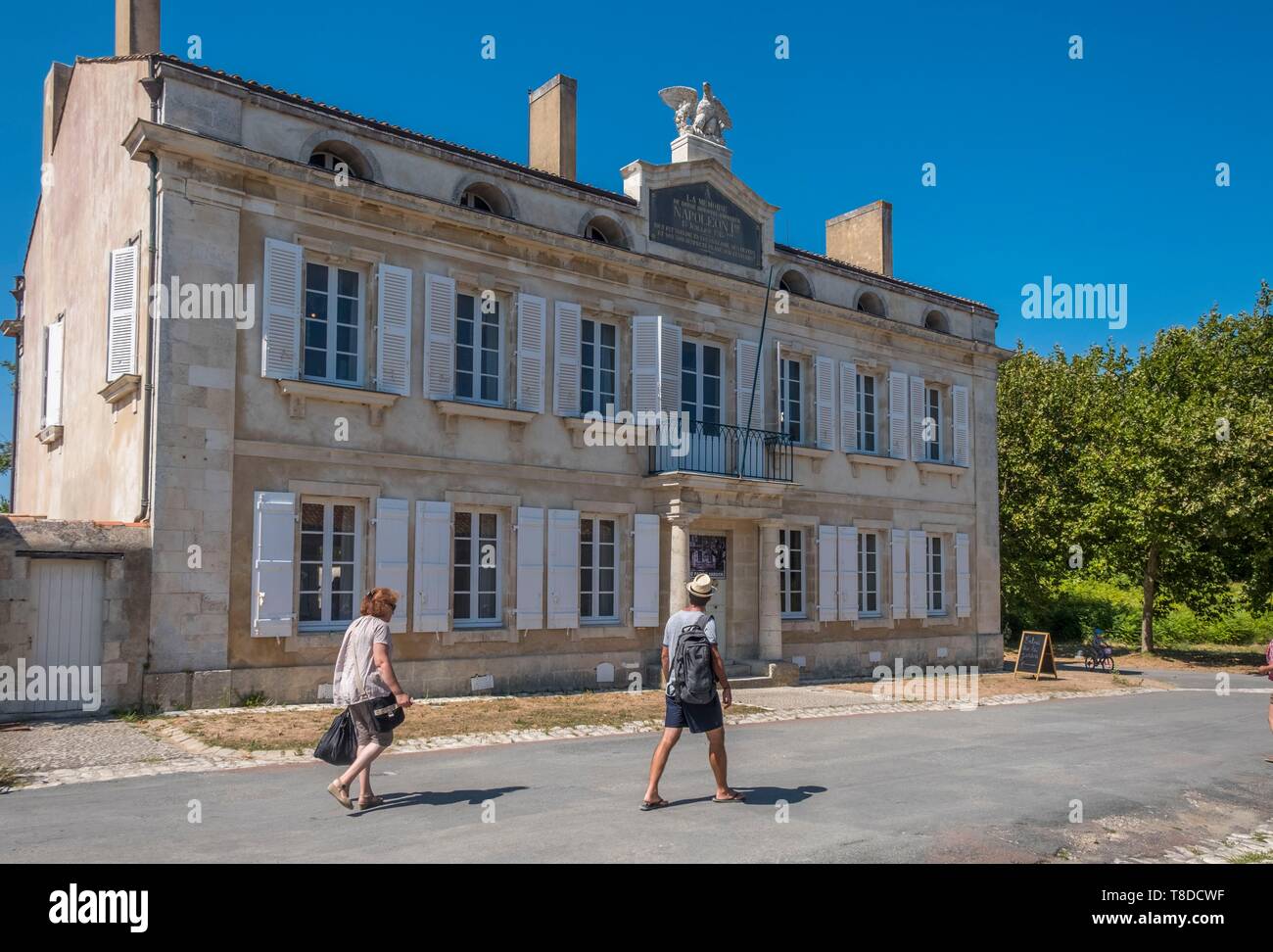 France, Charente Maritime, Ile d'Aix, burg, musee napoleonien ...