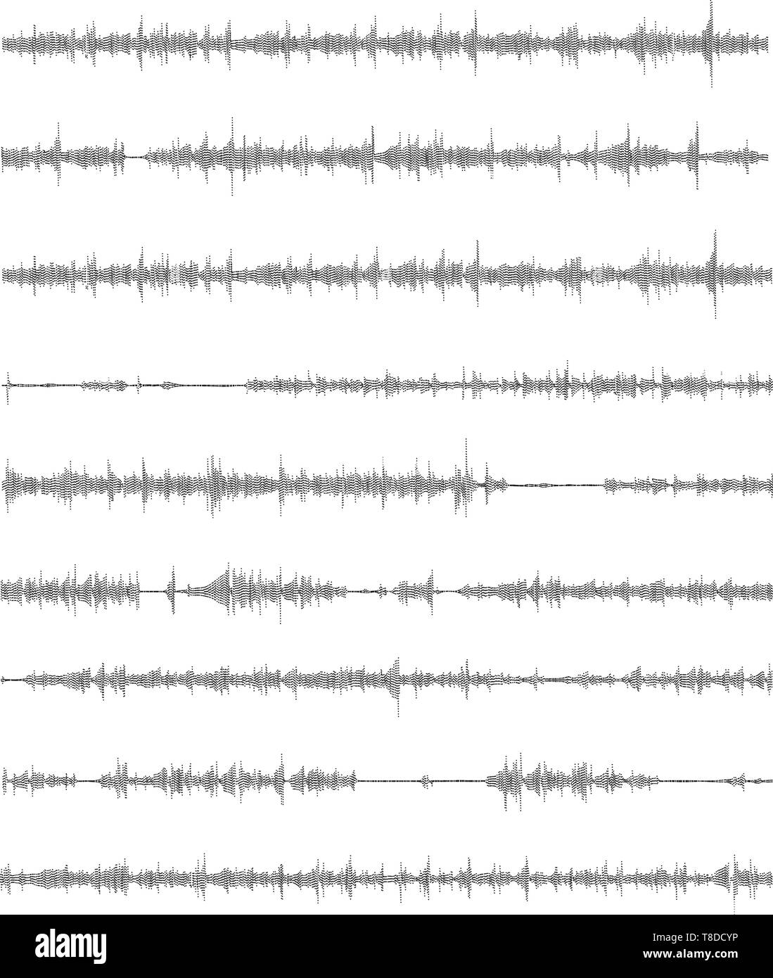 Sound waves circle illustration Stock Vector Images - Alamy