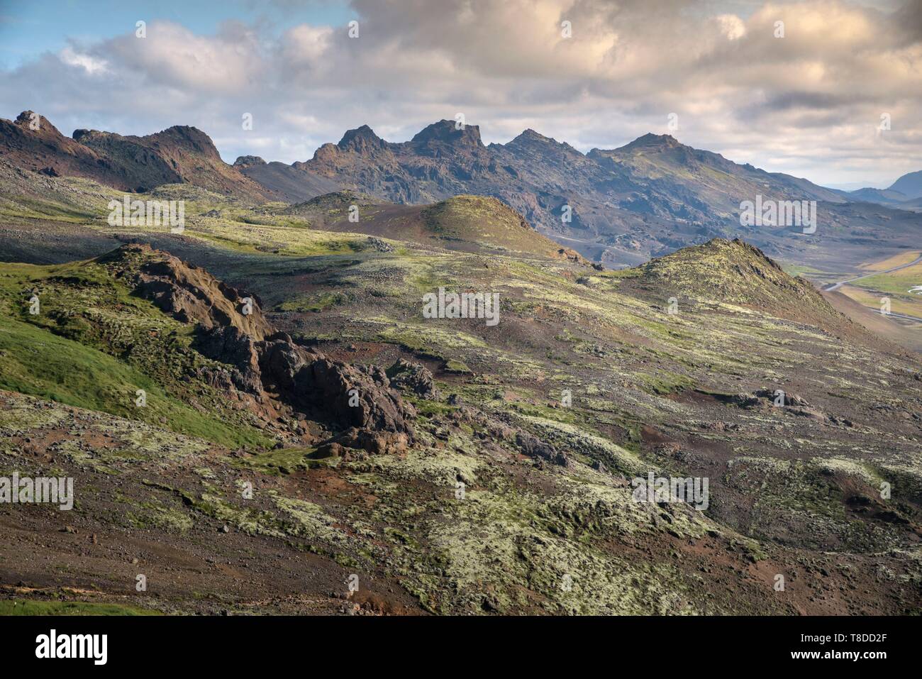 Iceland, Southern Peninsula Region, Kr²suvÝk geotermic region Stock ...
