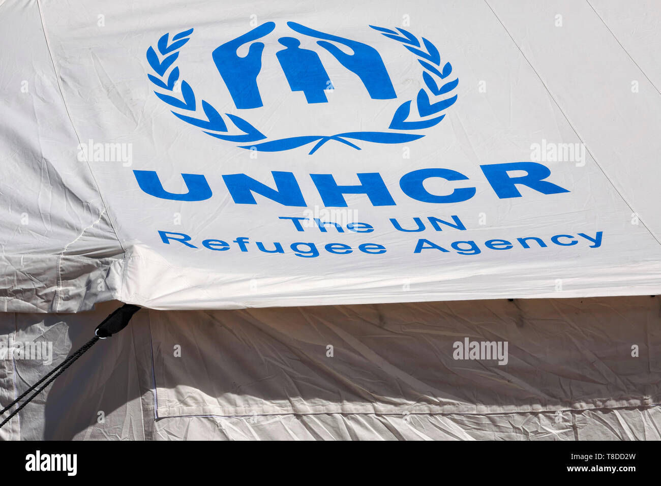 Unhcr un refugee agency logo hi-res stock photography and images - Alamy