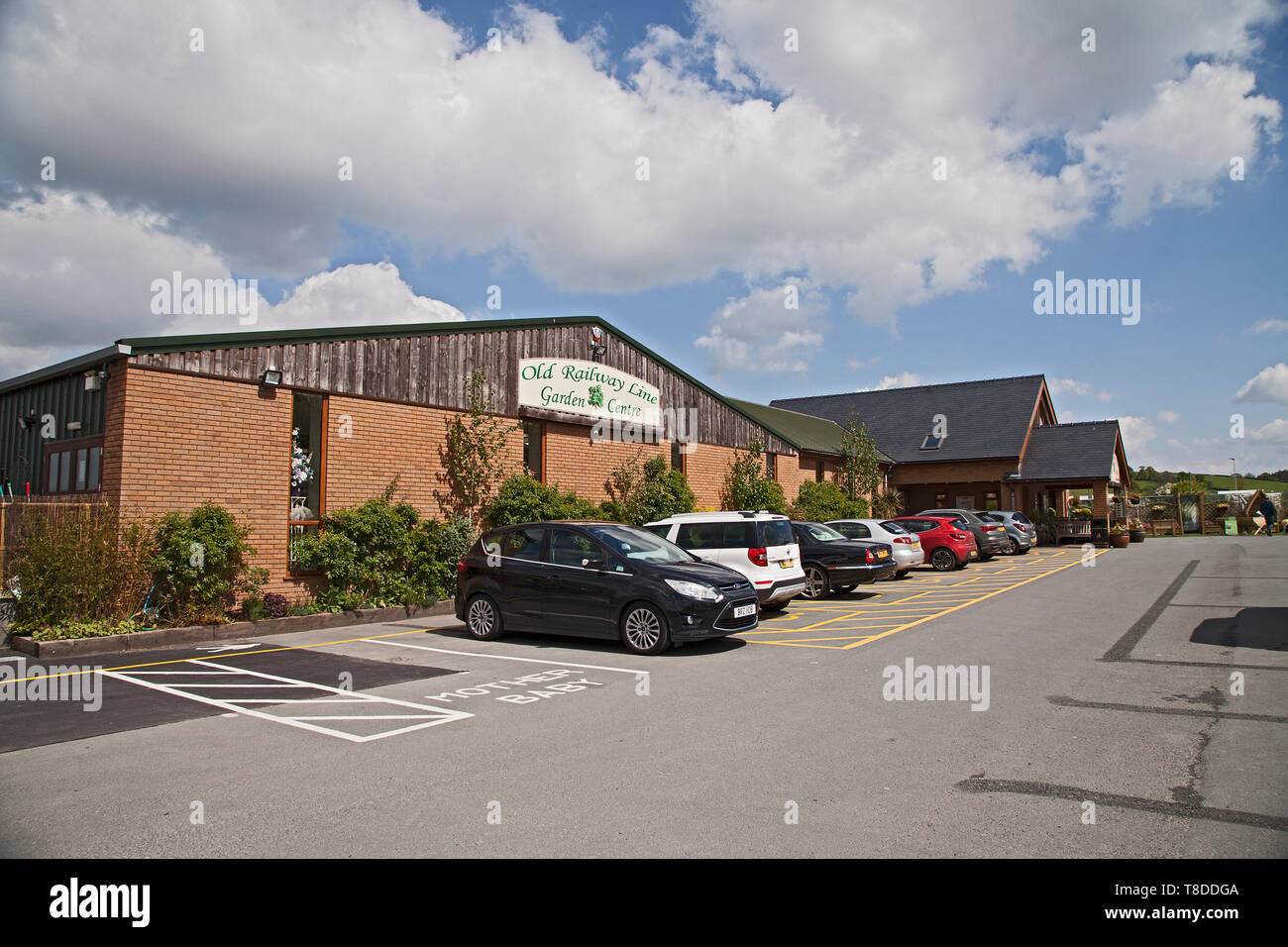 Old Railway Garden Centre.Three Cocks,Powys Stock Photo - Alamy