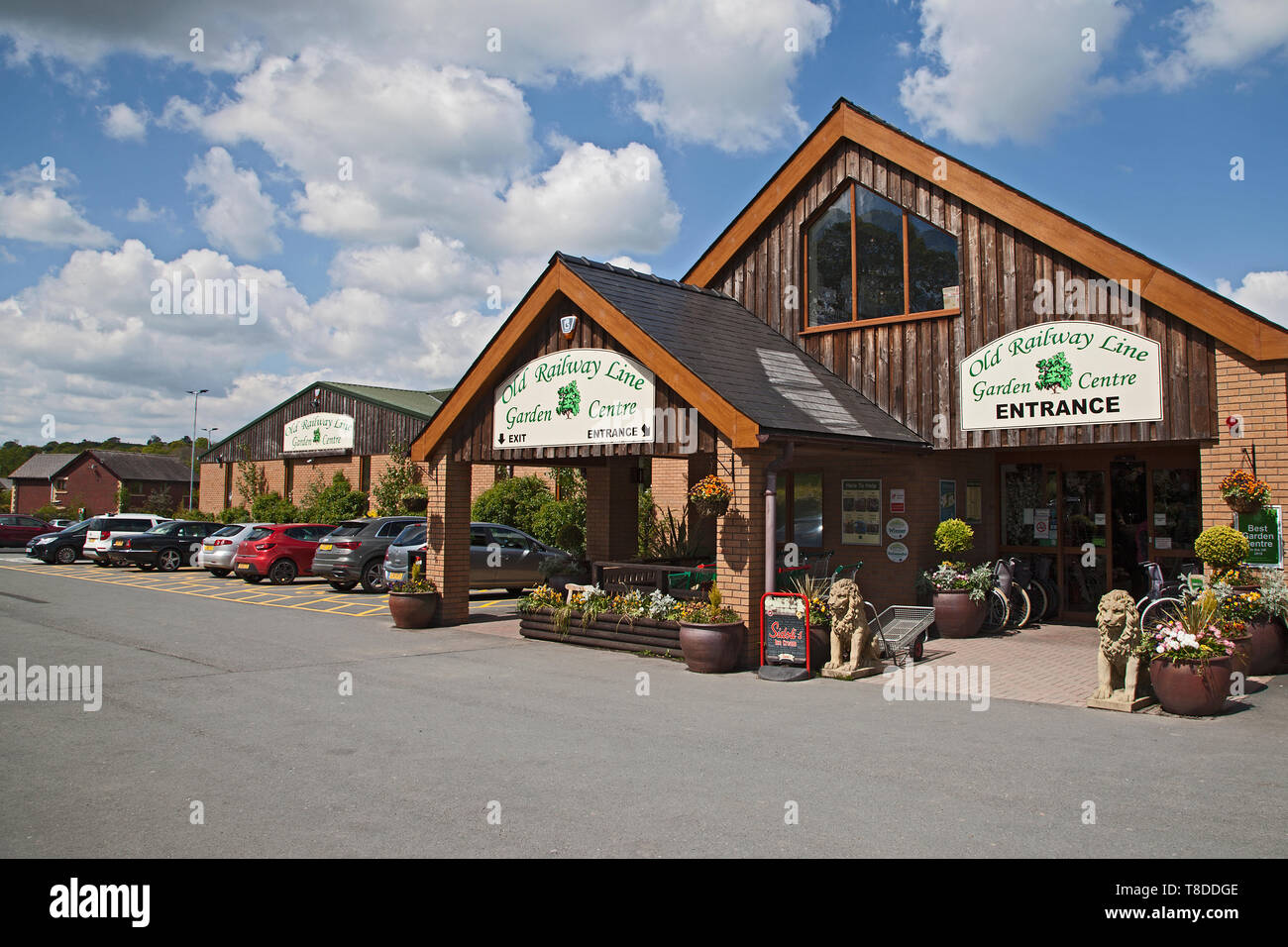 Old Railway Garden Centre.Three Cocks,Powys Stock Photo - Alamy